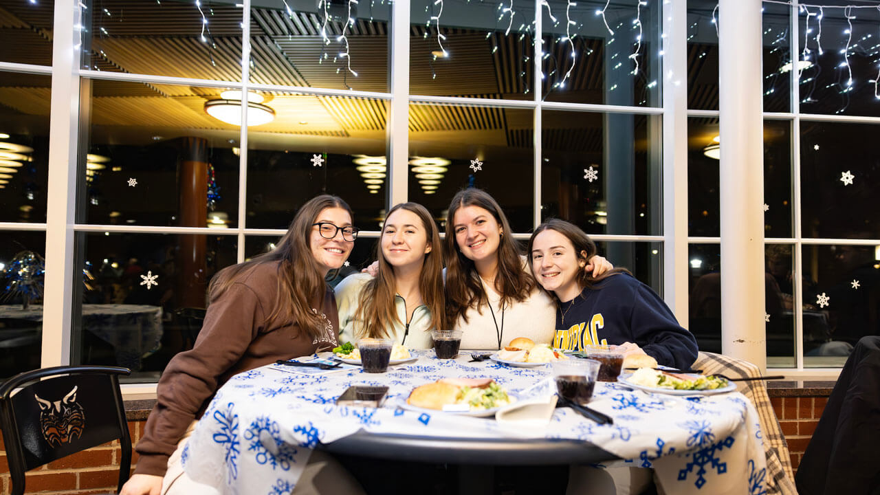 Bobcat family comes together with cheer at undergraduate holiday dinner ...