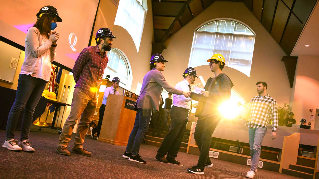 Engineering students celebrate achievements during annual hard hat ...