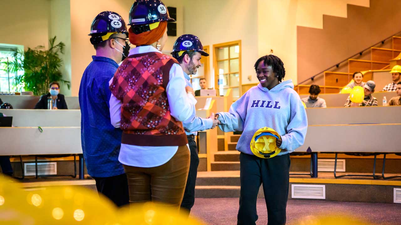 Engineering students celebrate achievements during annual hard hat ...