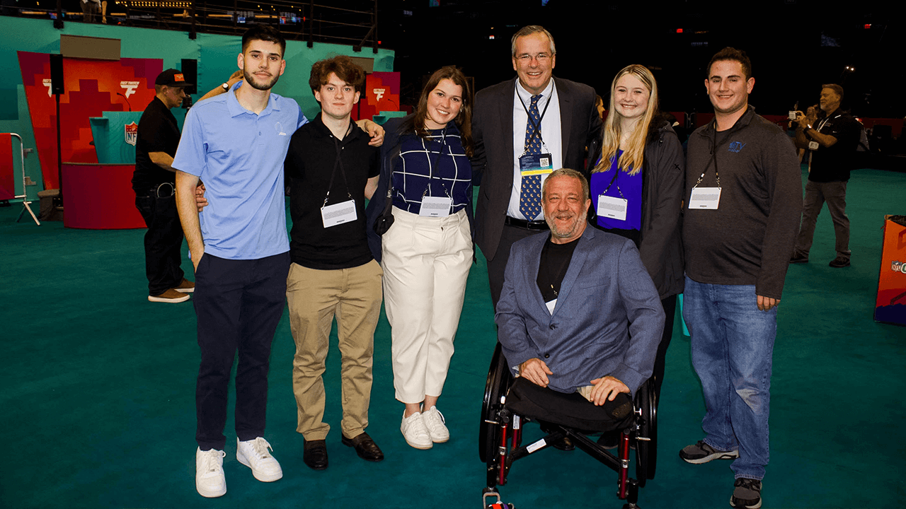Students score big opportunity at Super Bowl LVII | Quinnipiac Today